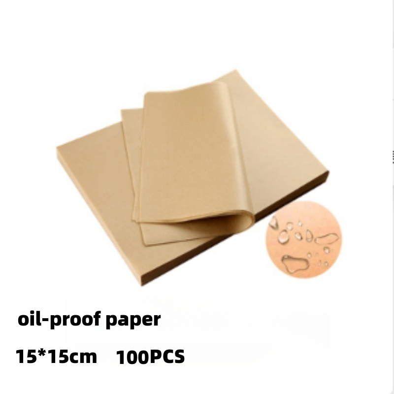 100 pieces set 】 Kitchen multifunctional wax paper baking paper, oil ...