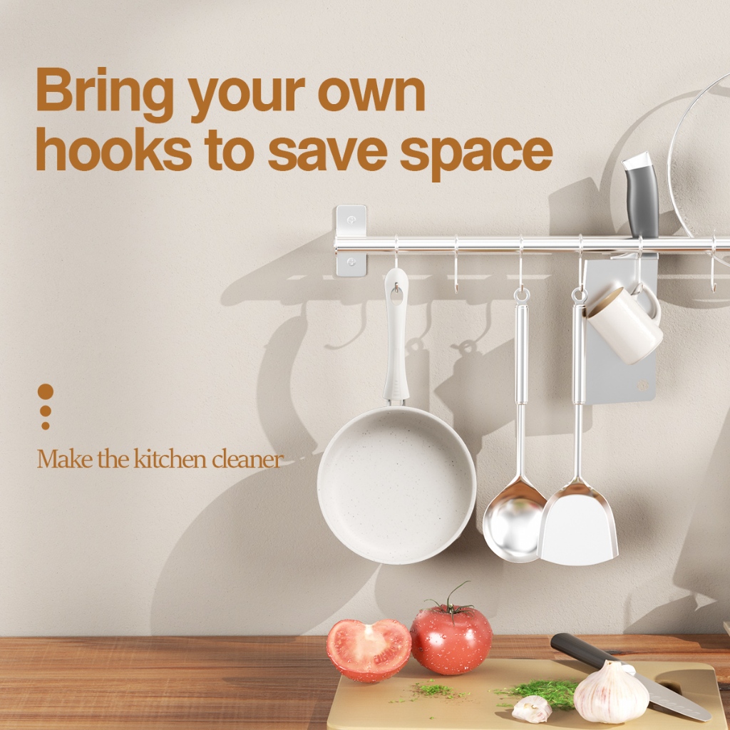 Flat Non Stick Cooking Pan - White Frying Pan, Compatible with ...