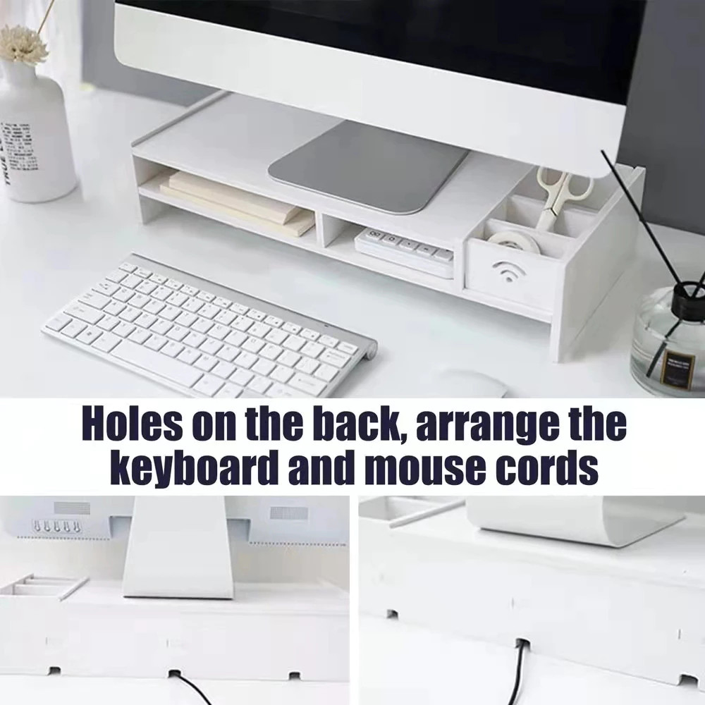LOOK Fashion Monitor Stand Computer Screen Increased Shelf Laptop Stand ...