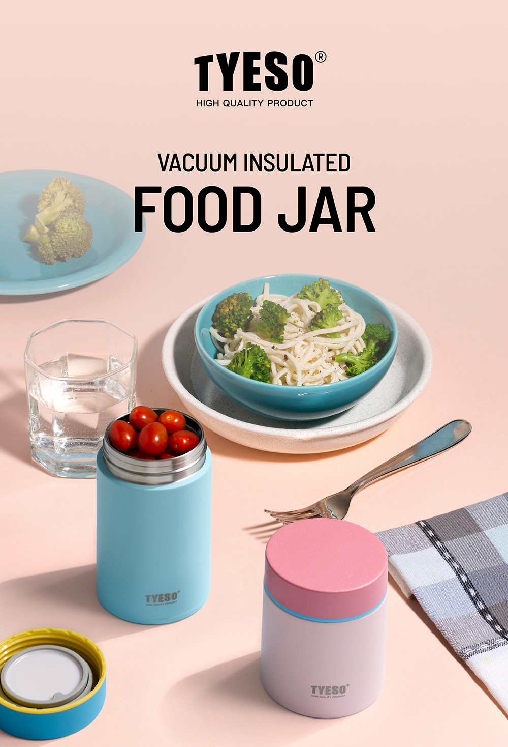 TYESO® Leak Proof 316 stainless steel Food Jar Lunch Container Mini ...
