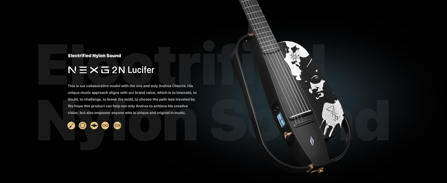 Enya Acoustic-Electric Carbon Fiber Classical Nylon String Travel ...