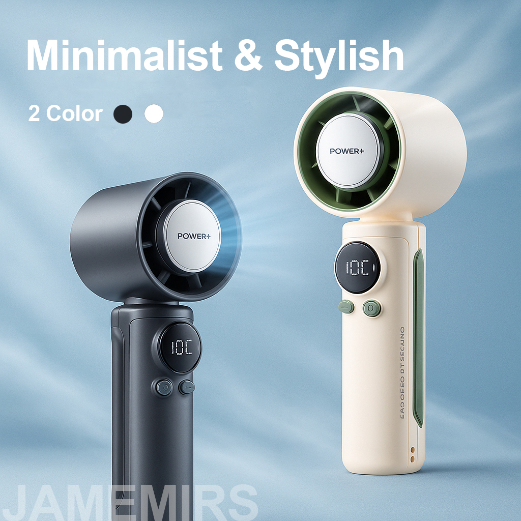 JameMirs Mini Fan With Cooling Effect Strong Wind 199 High-Speed ...