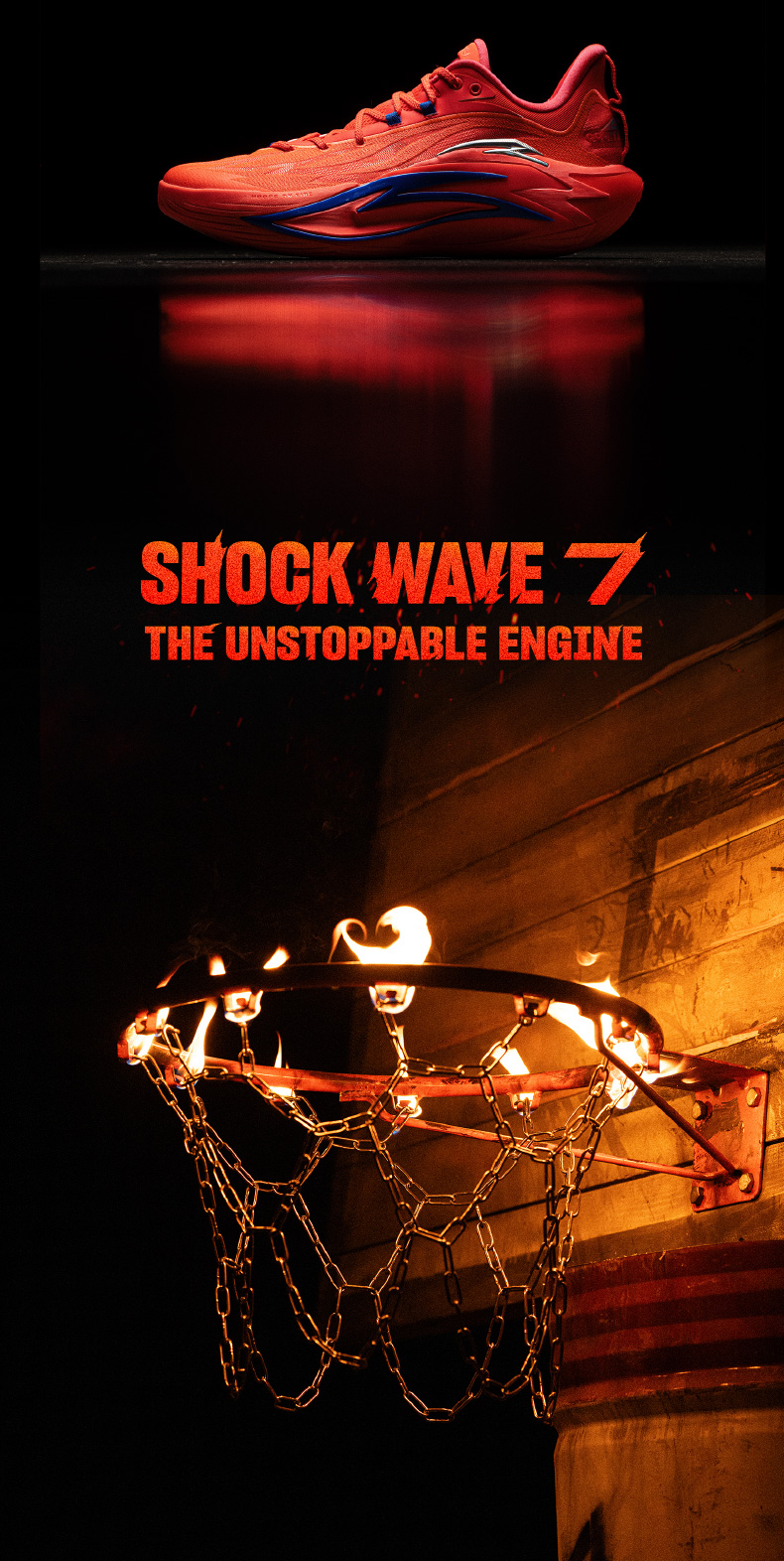 ANTA Shock Wave 7 Men Basketball Shoes Professional Cushioning ...