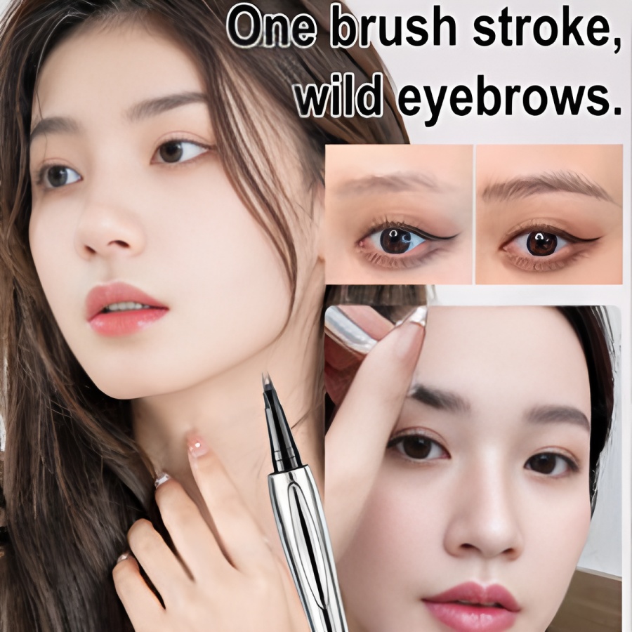 Waterproof Eyebrow Pencil - Liquid Eyebrow Pen (Dual-Ended ...