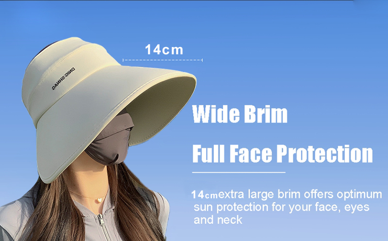 Sun Hat for woman Summer Outdoor Travel Sunscreen Hat UV Golf Cap Big ...