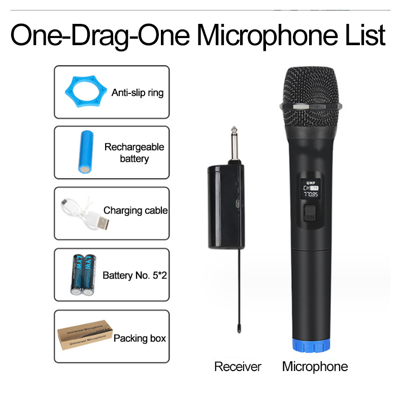 Wireless Microphone Bluetooth Microphone Work Range 150m Karaoke ...