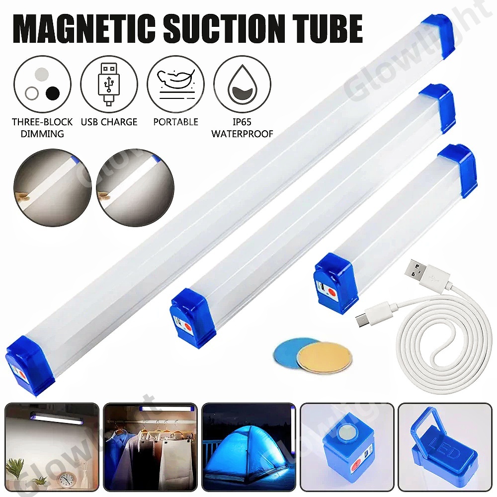 Solar emergency light tube, USB charging, magnetic suction emergency ...
