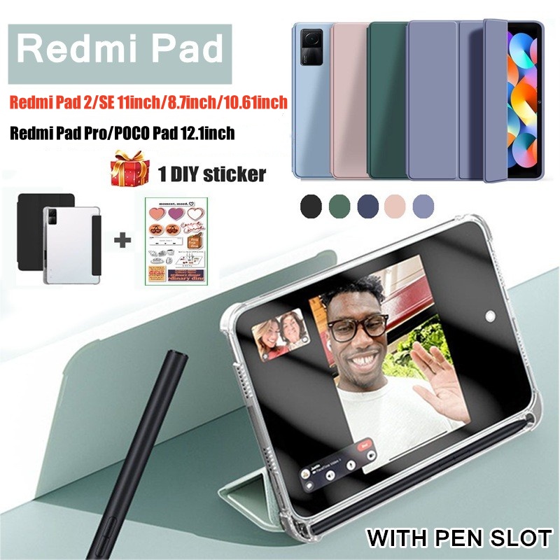 Case Redmi Pad 2 11inch 2025 / Redmi Pad Pro 5G Acrylic Clear Back Soft ...