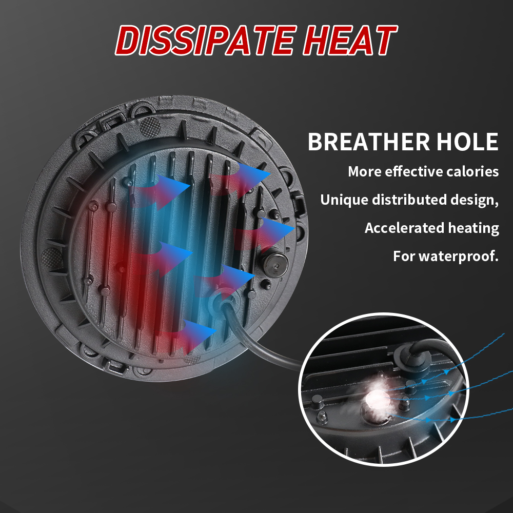 7 Inch LED Car Headlight with DRL High Brightness Multi-Function for ...