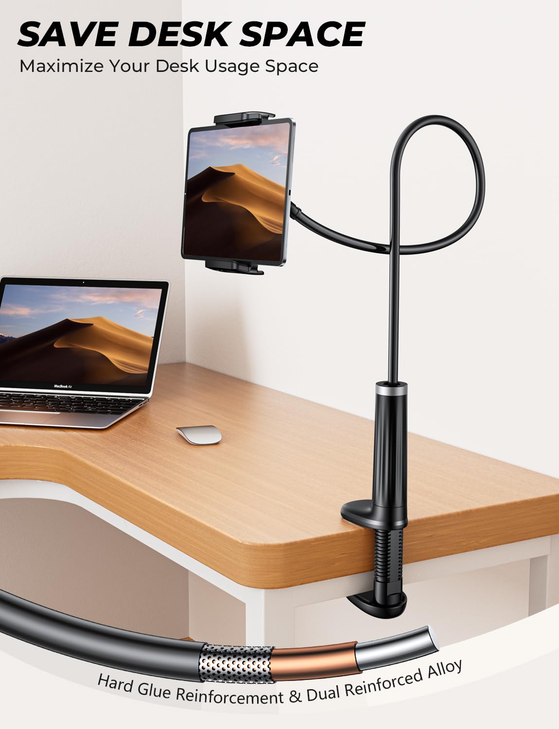 Flexible Lazy Pod Stand Mount Phone Holder 360 Mount Clip Bracket ...