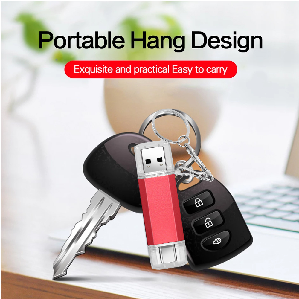 (Free Custom LOGO) 2.0 Type C usb flash drive original 128GB otg type c ...