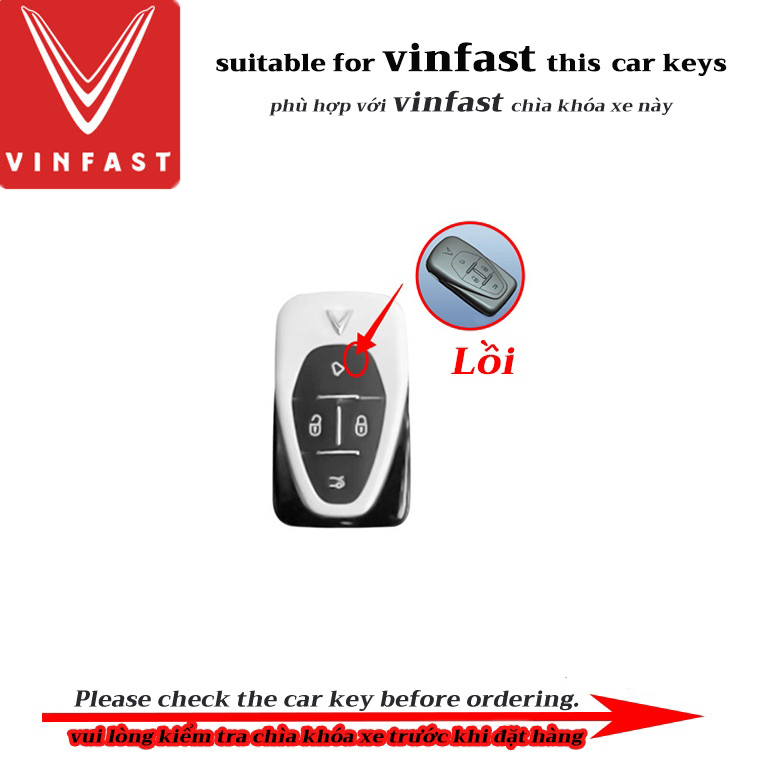 Vinfast VF6 Key Case Vinfast VF E34 Key Cover Vinfast VF6/VF7/VF8/VF9 ...