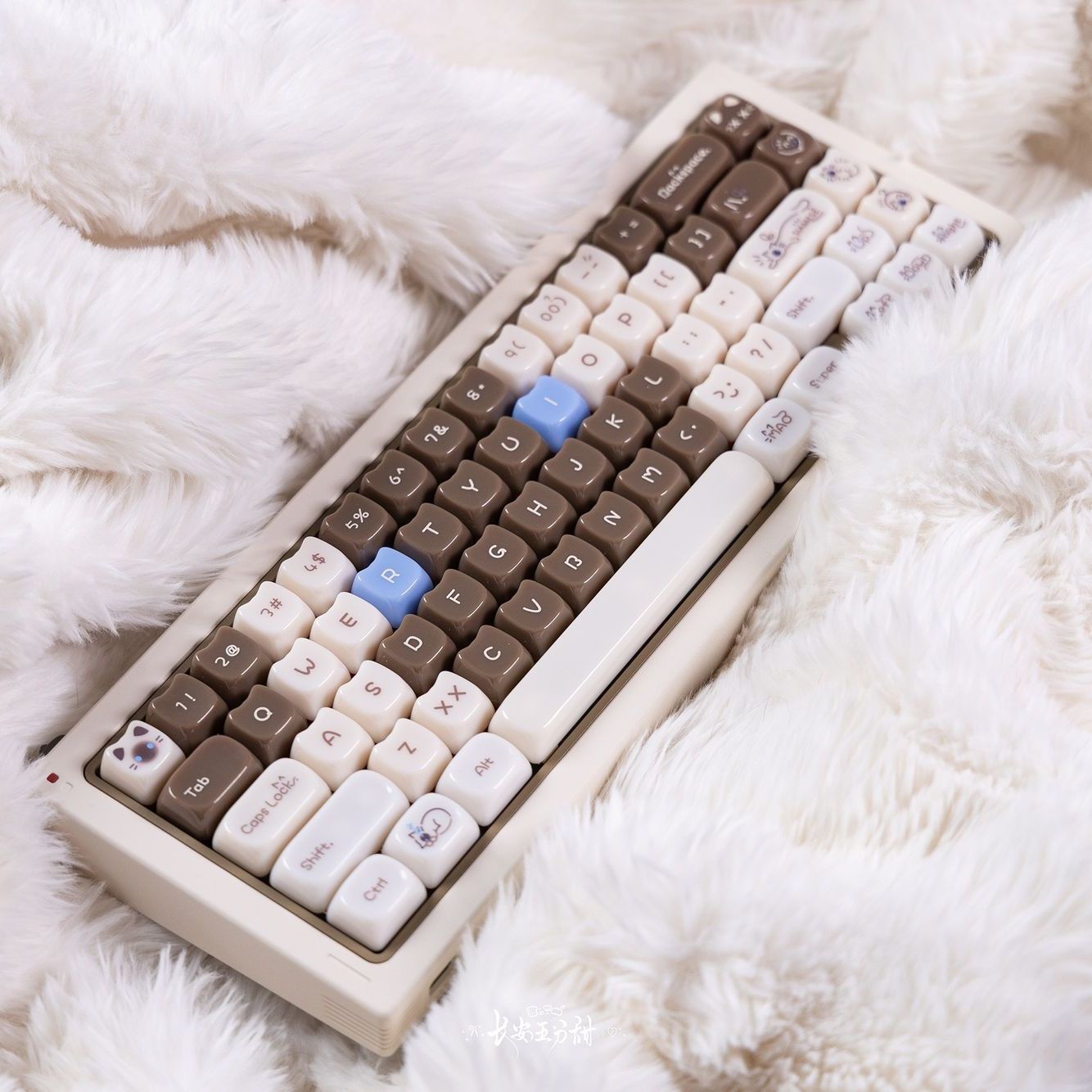 148 Keys MOA Mao Profile Keycaps Set Jade Cute Thermal for Cherry ...