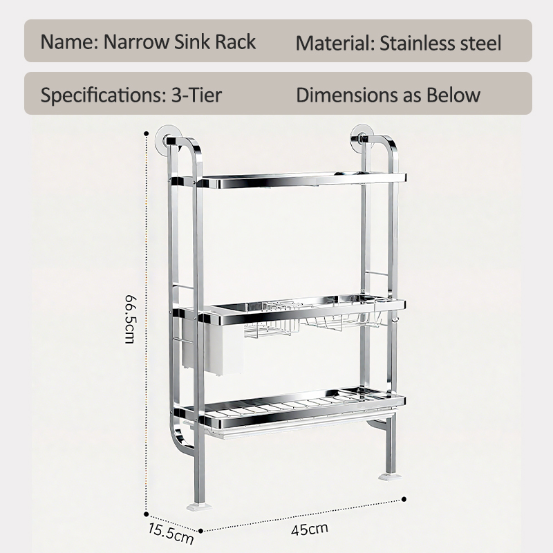LivinEase【304 Stainless Steel 】Wall Mounted Dish Drying Rack With ...