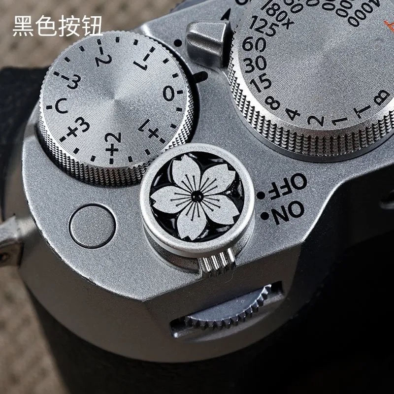 Metal Sakura Camera Shutter Button for Fuji Xhalf X-half X-M5 XM5 ...