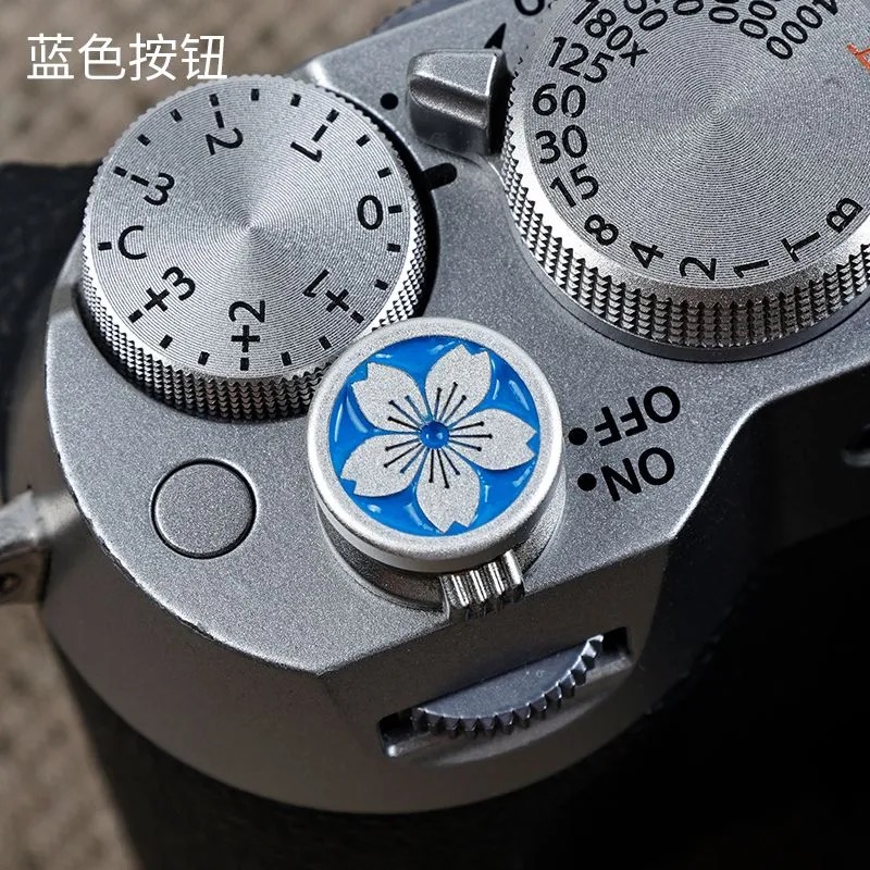 Metal Sakura Camera Shutter Button for Fuji Xhalf X-half X-M5 XM5 ...
