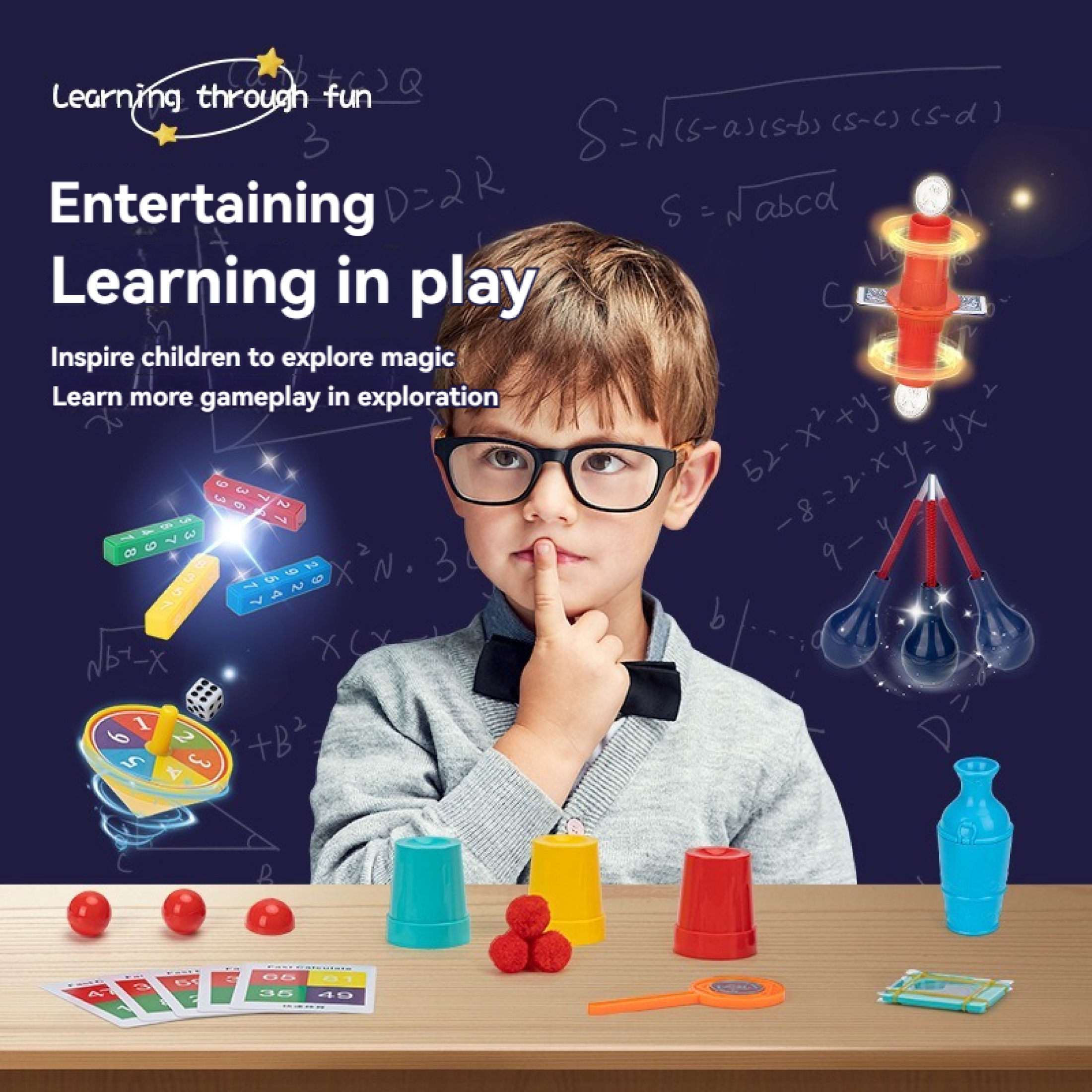 Beginners Magic Toys for Kids Simple Magic Tricks Set Fun Party ...