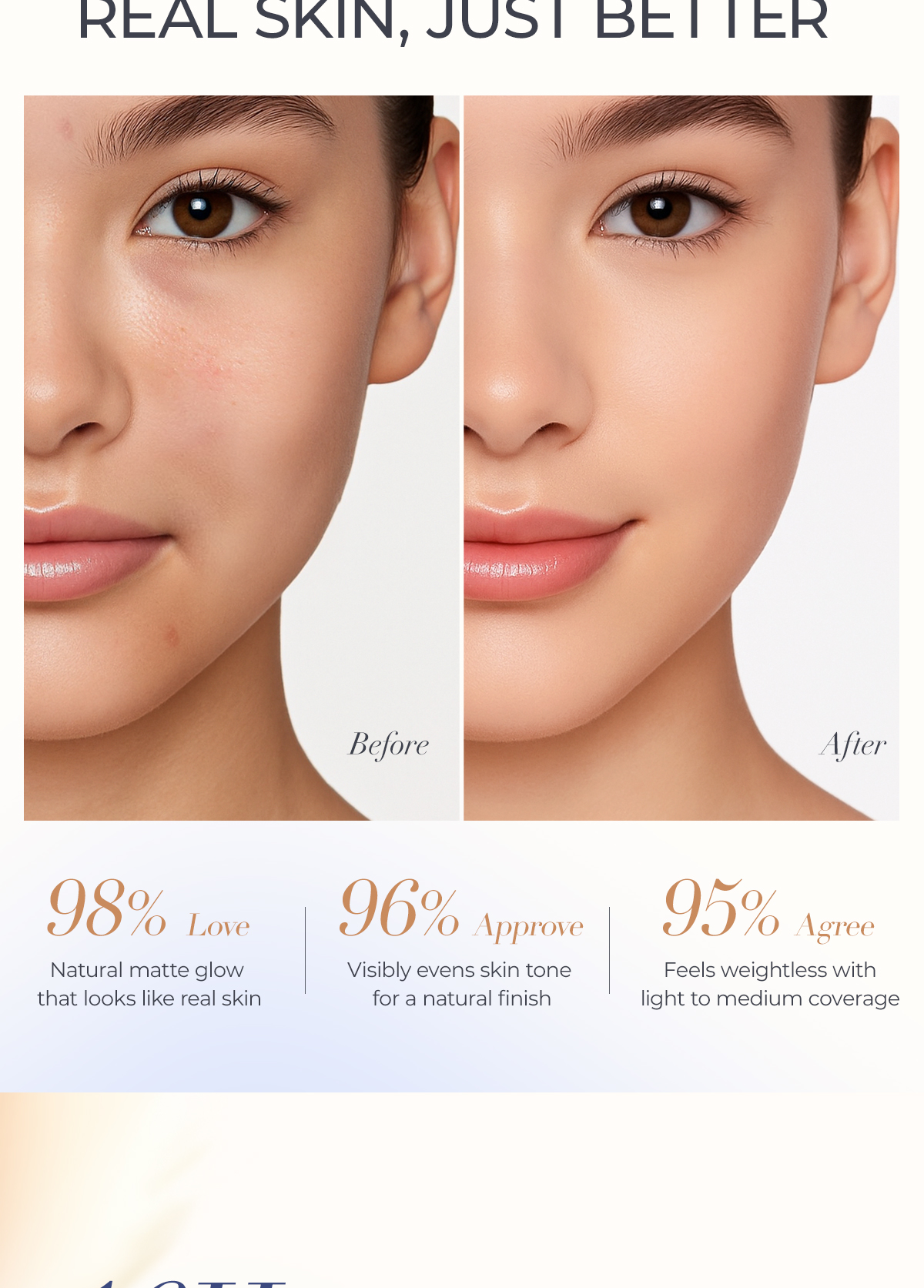 SACE LADY Natural Matte Foundation Sunscreen Skin-like Finish Primer ...