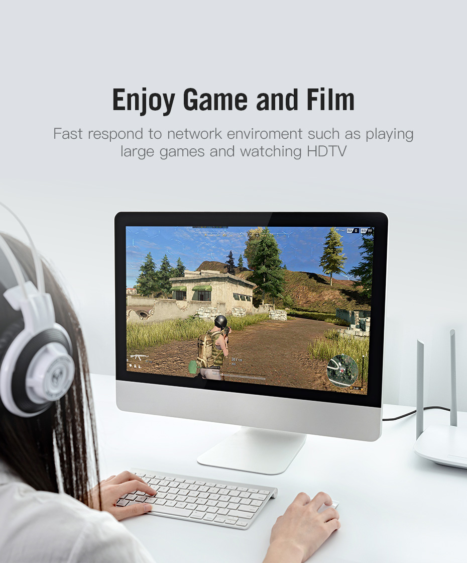 Vention CAT7 RJ45 Cable 10Gbps SFTP Network LAN Cord for PC, Router ...