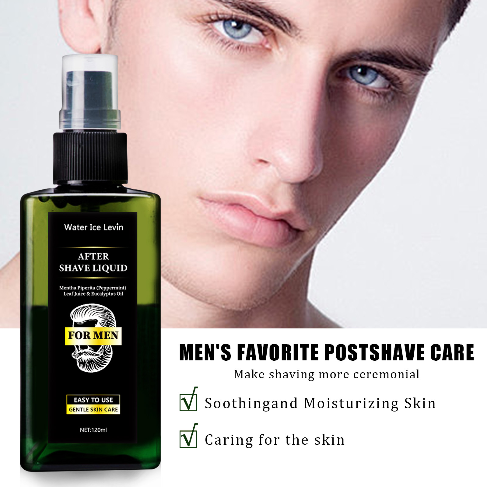 120G Men's Shaving Aftercare Balm, Hydrating, Moisturizing, Soothes ...