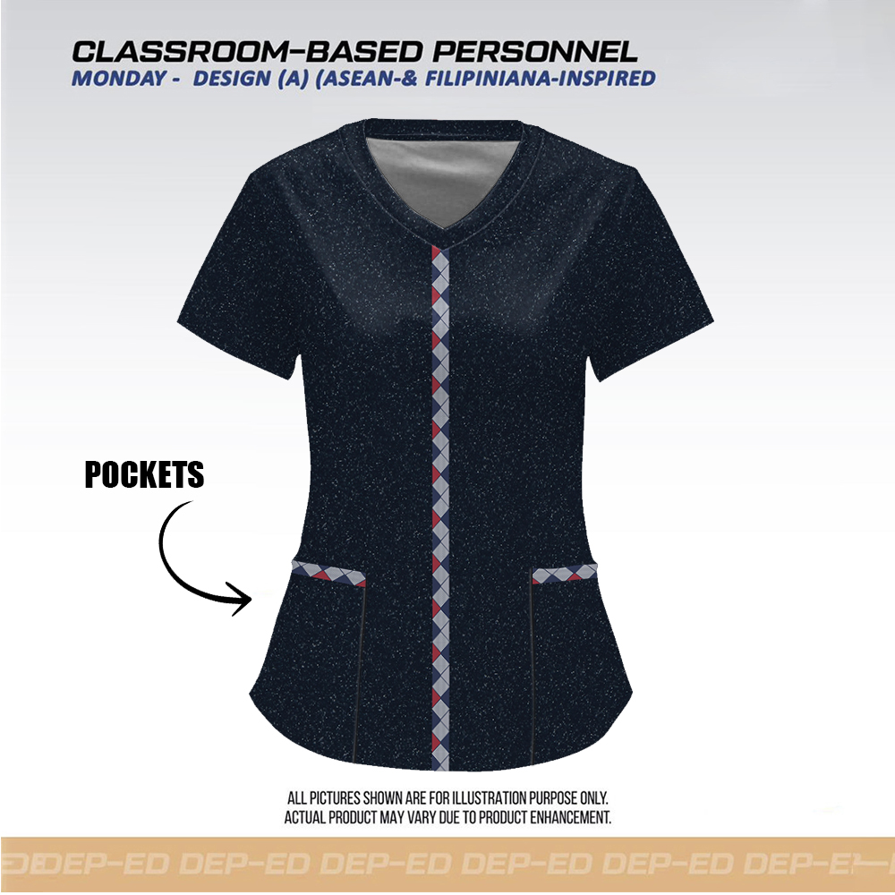 Deped Uniform 2025 WEDNESDAY Uniform For Male Classroom-Based Personnel ...