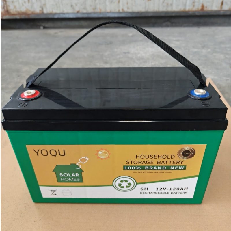 Yoqu Battery Solar Battery 12V120AH Rechargeable Lead Acid Battery ...