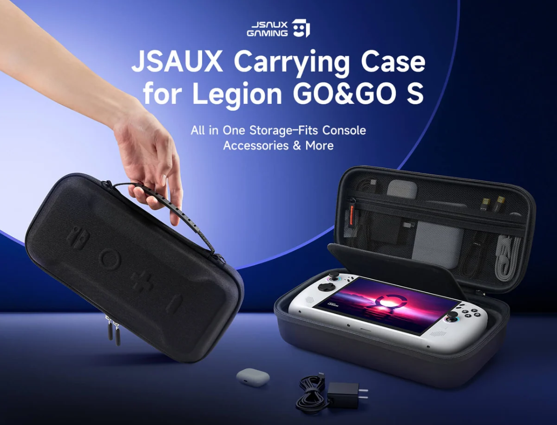 JSAUX Carrying Case for Legion Go & Legion Go S Bag All-in-One Storage ...