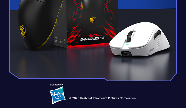 Transformers GM04 Ergonomic Wireless Mouse Paw3311 Buletooth Three Mode ...