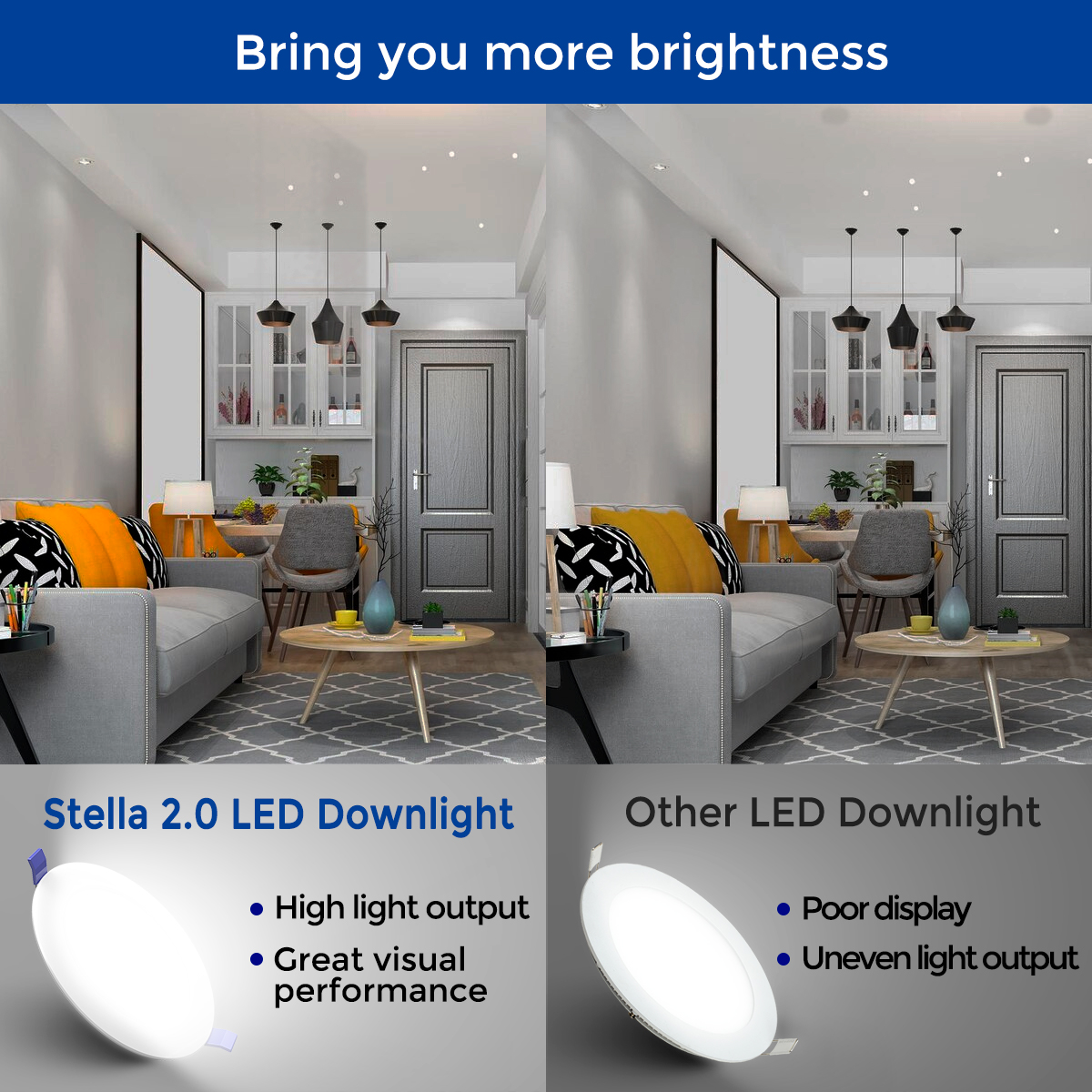 WELLMAX Downlight Adopt SAMSUNG LED Chip Recessed Ceiling Light 3W-12W ...