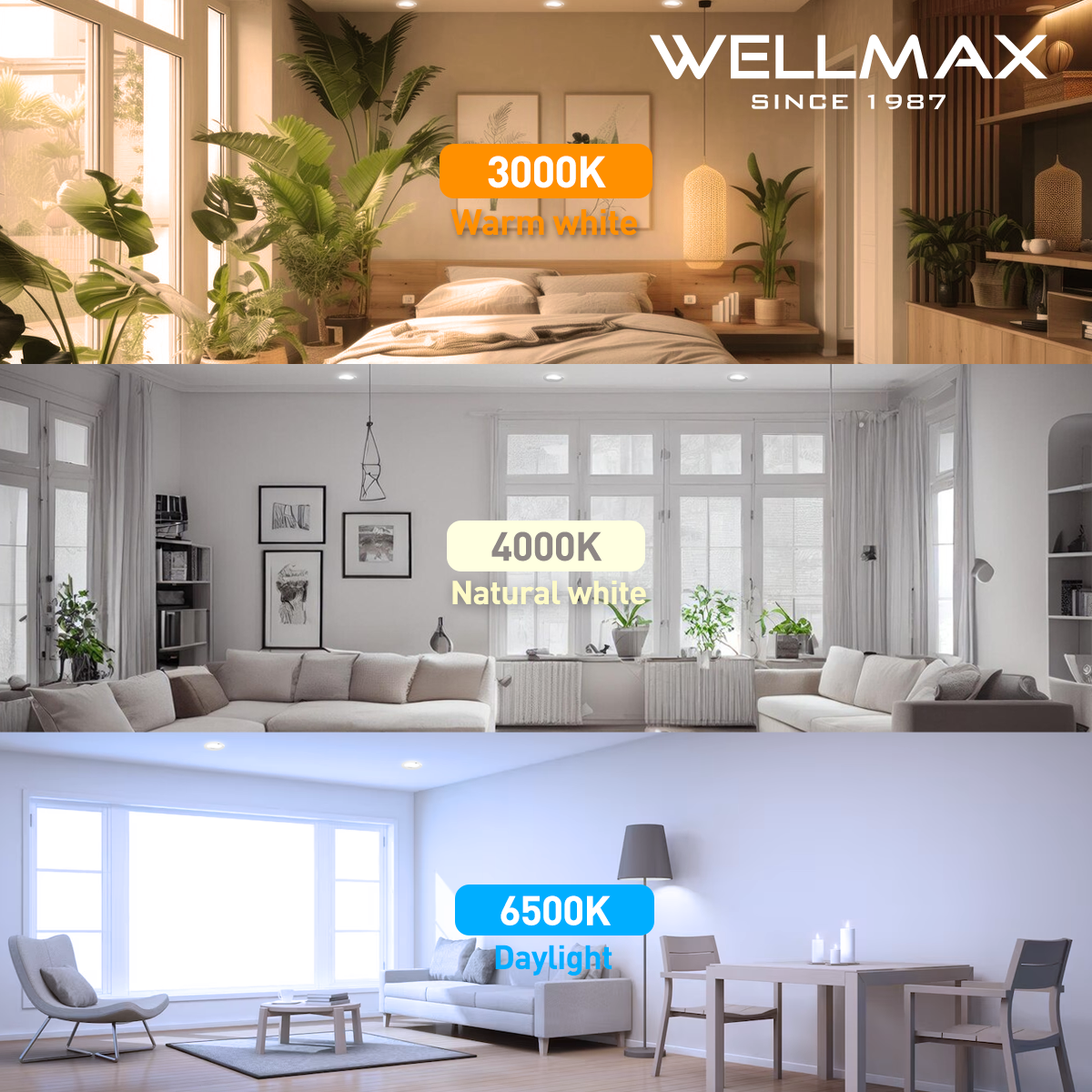 WELLMAX Downlight Adopt SAMSUNG LED Chip Recessed Ceiling Light 3W-12W Stella GEN 2.0 | Shopee ...