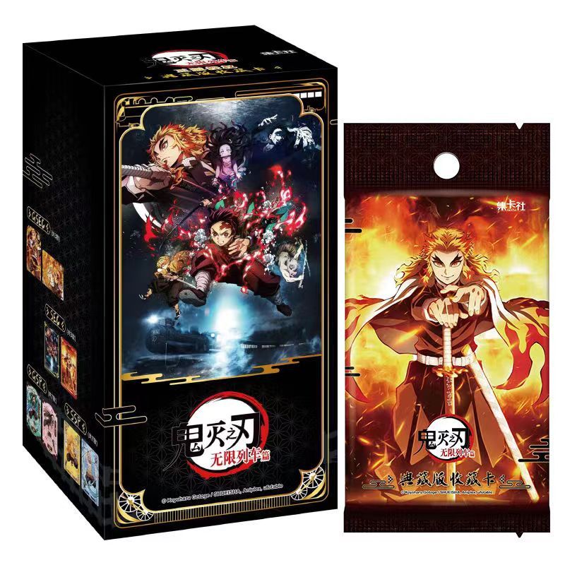 Demon Slayer thick cards Tanjiro Rengoku TCG rare SEC/GSP/SSP card ...