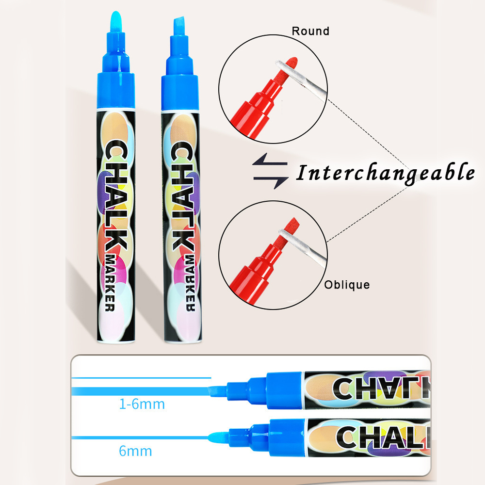 12/36 Colors Removable Colorful Liquid Chalk Markers for LED Board ...