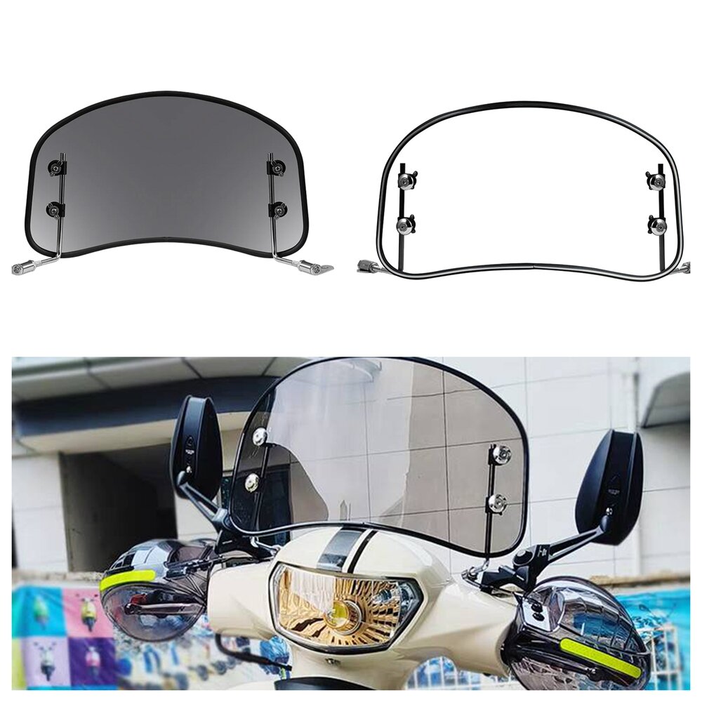 Motorcycle Universal Headlight Windshield Windscreen Wind Deflector For ...