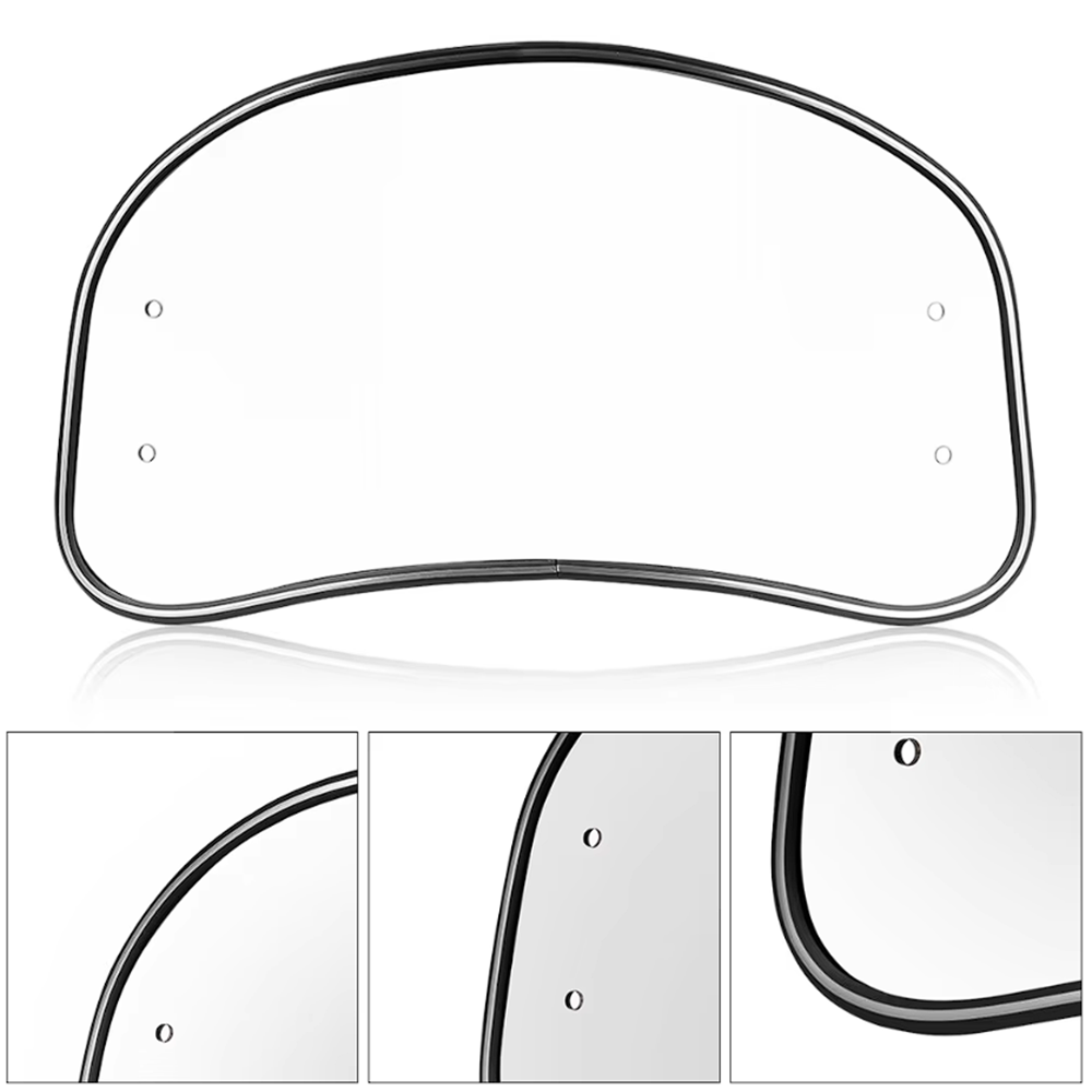 Motorcycle Universal Headlight Windshield Windscreen Wind Deflector For ...