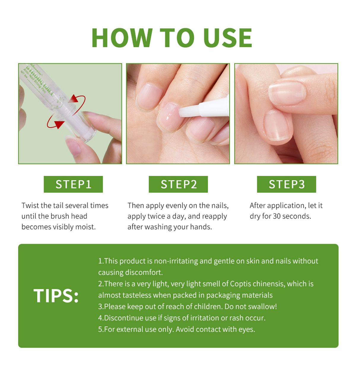 Lakerain Stop Thumb Sucking and Nail Biting Deterrent Pen - Bitter ...