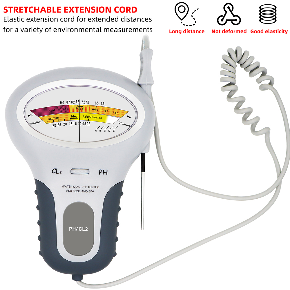 Swimming Pool CL2/PH/Chlorine Meter, Water Analysis Monitor, 1 Pc ...
