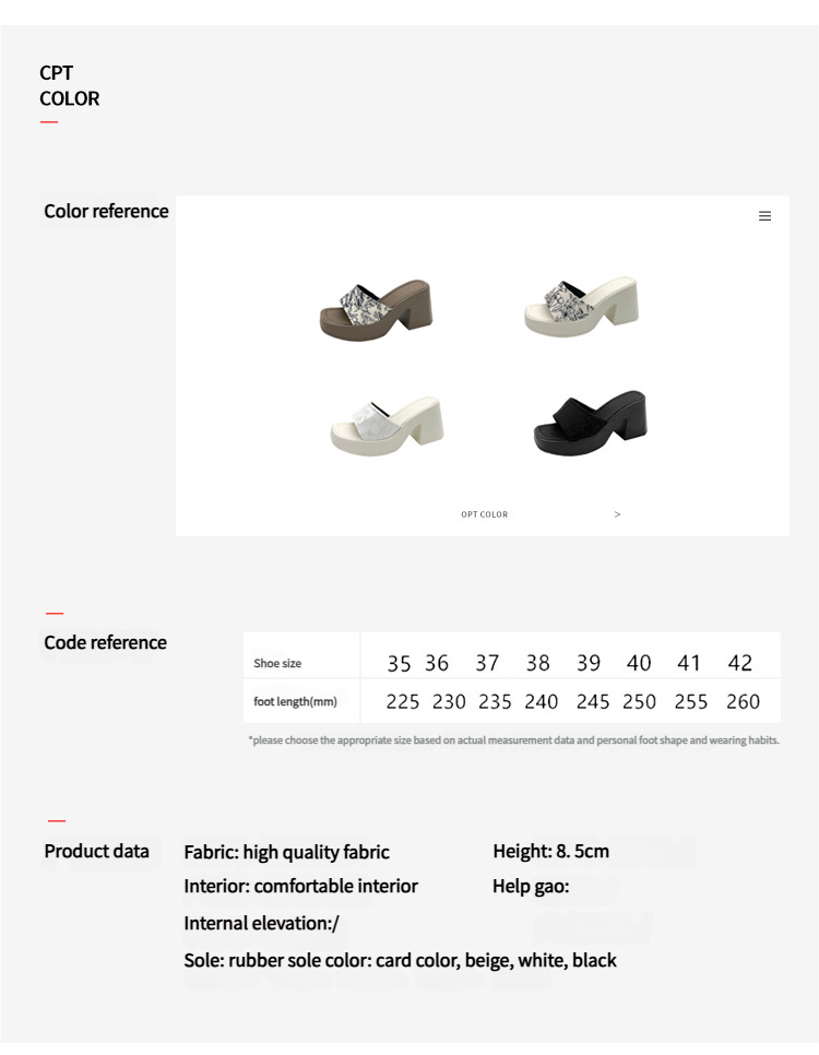 White Sandals for women with 3.5 inch block heels for girls rubber ...
