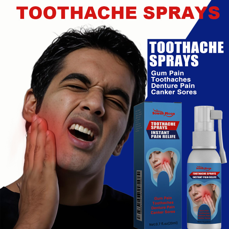 New Oral Care Toothache Spray 20ml, Antibacterial Relief for ...