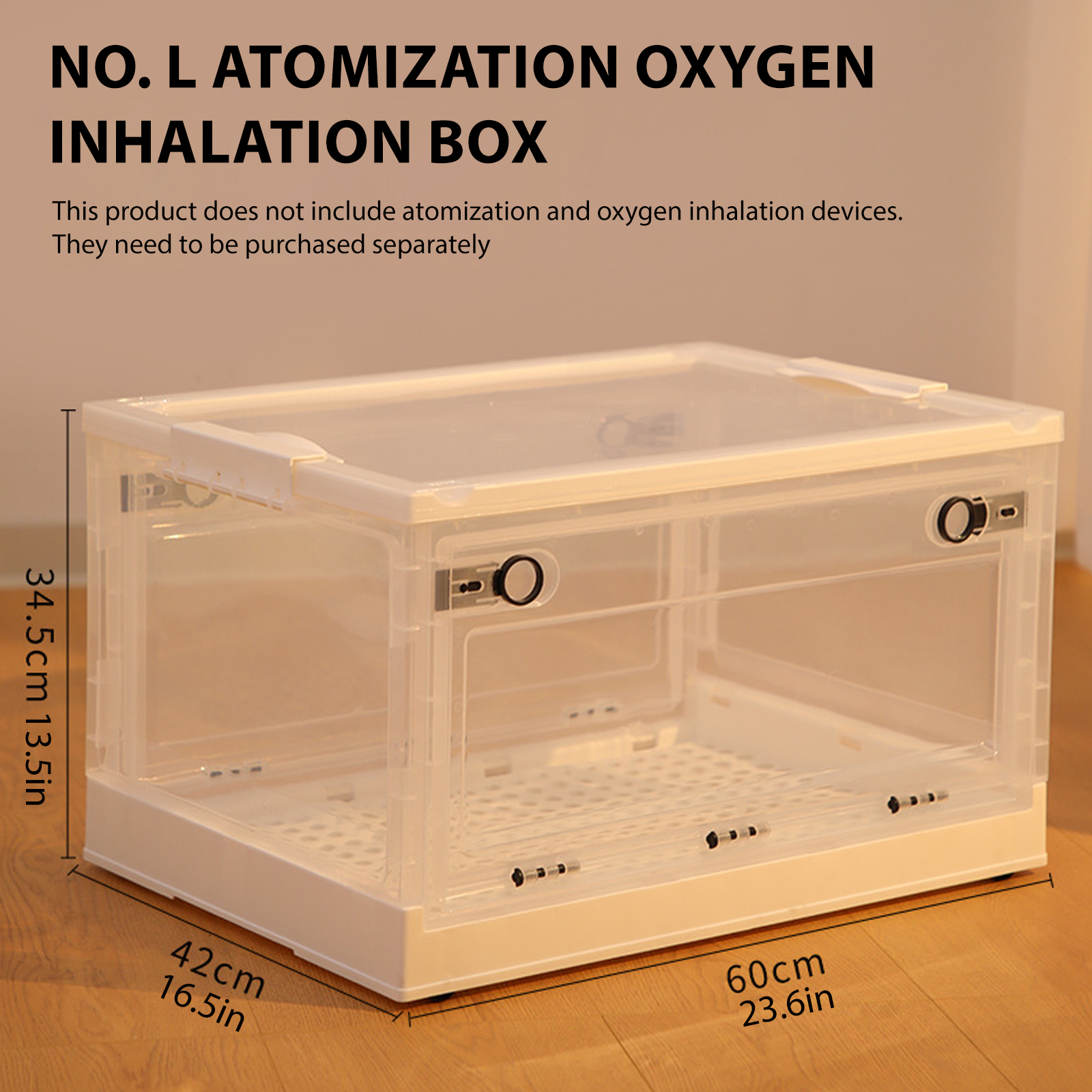 【Local Warehouse+COD】S/M/L Pet Oxygen Inhalation Box, Portable Foldable ...