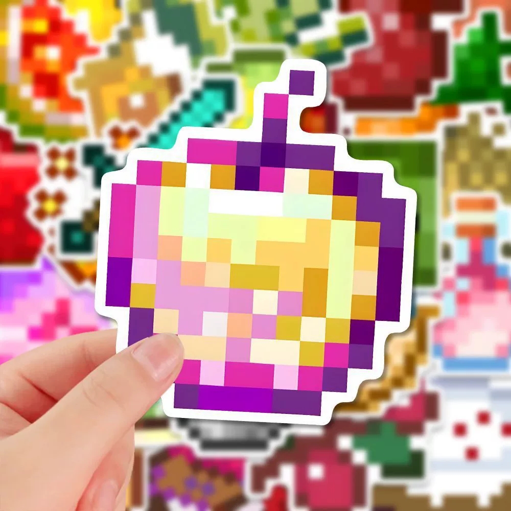 50PCS Game Minecraft Stickers For Kids Cartoon Waterproof For Helmet ...