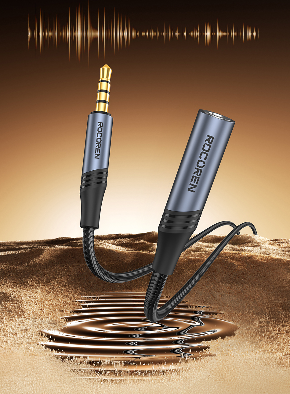 Rocoren Aux Cable Extension Audio Cable 3.5mm Jack Male to Female Audio ...