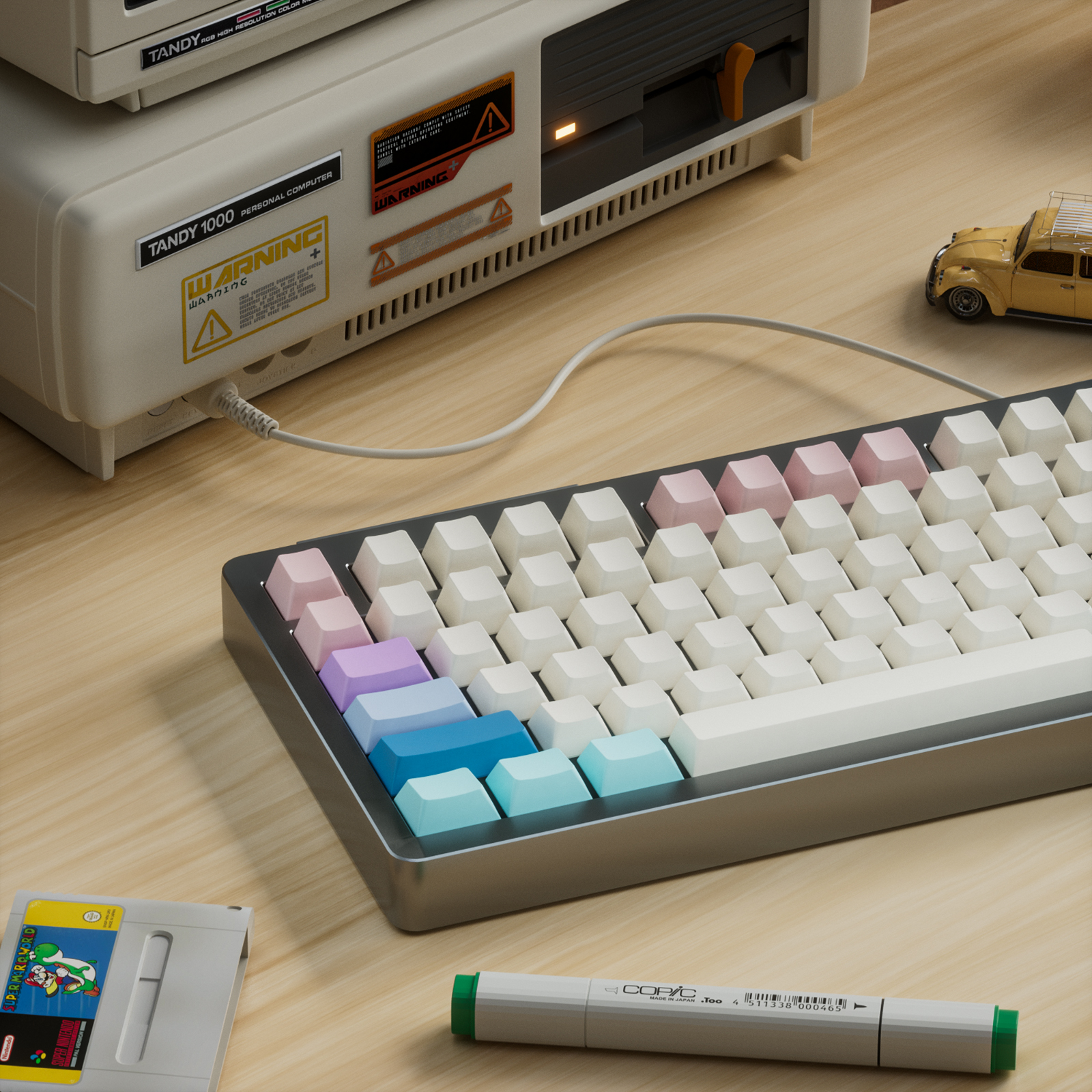 Yongqiu Premium Blanks PBT Keycaps Cherry profile 144 Keys for DIY ...
