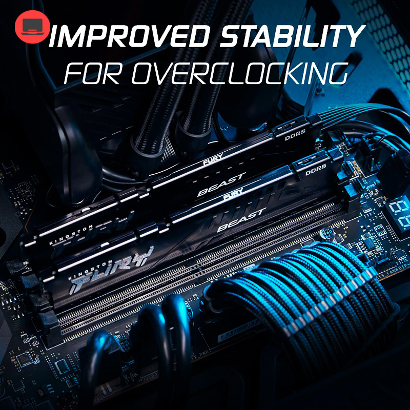 Kingston Fury Beast DDR5 Desktop RAM 8GB / 16GB 4800MT/S / 5600MT/S Gaming Memory For PC ...