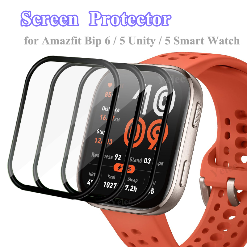 Screen Protector for Amazfit Bip 6 Smartwatch, PMMA Material Full ...