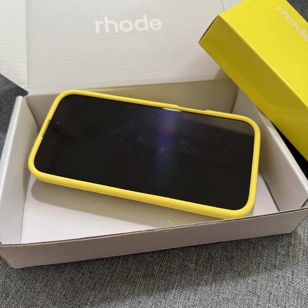 Lemon-yellow Rhode phone case compatible for iPhone 16ProMax 15ProMax ...
