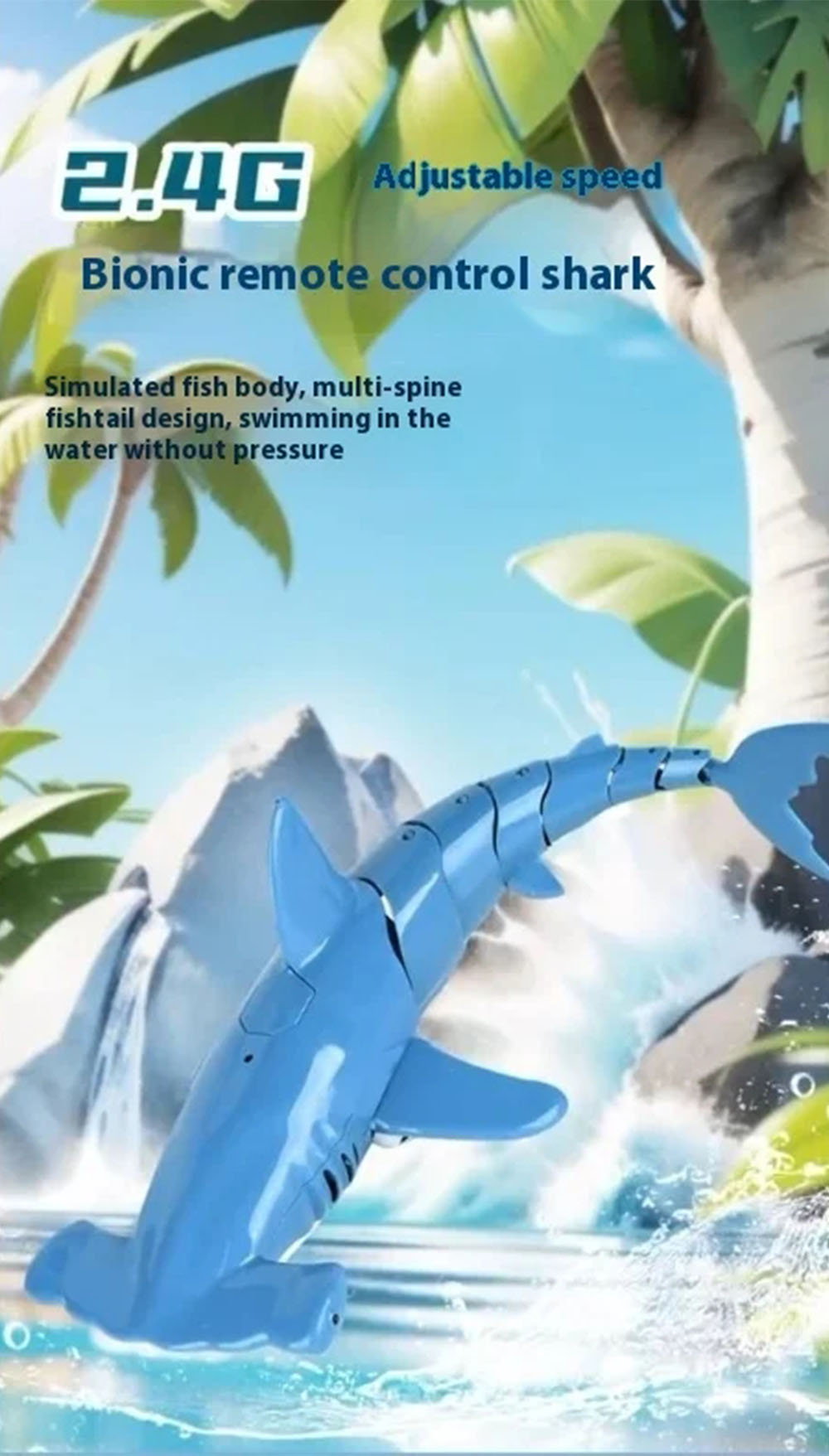 2025 New Product - Remote Control Hammer Shark Submarine Model Unlocks ...
