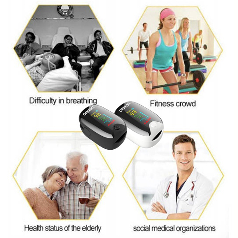 Pulse Oximeter FDA Fingertip Pulse Rate SpO2 Blood Oxygen Saturation ...
