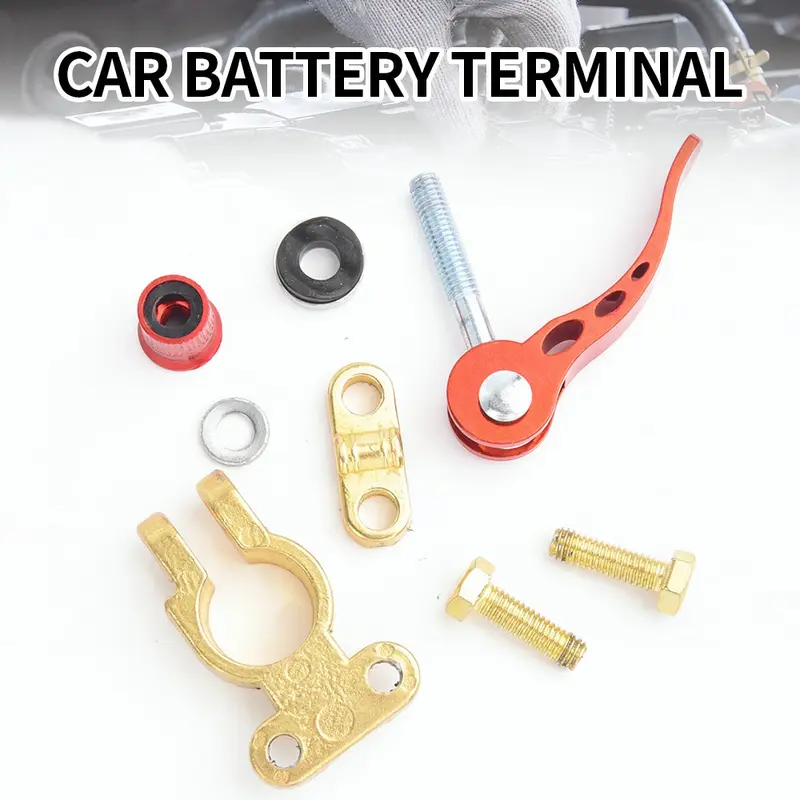 2 PCS Car Battery Terminal Connector Tool Quick Release Battery ...