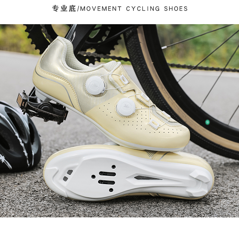 2025 New Arrival Professional Cycling Shoes Racing Road Bike SPD Cleat Shoes Ultralight Self ...