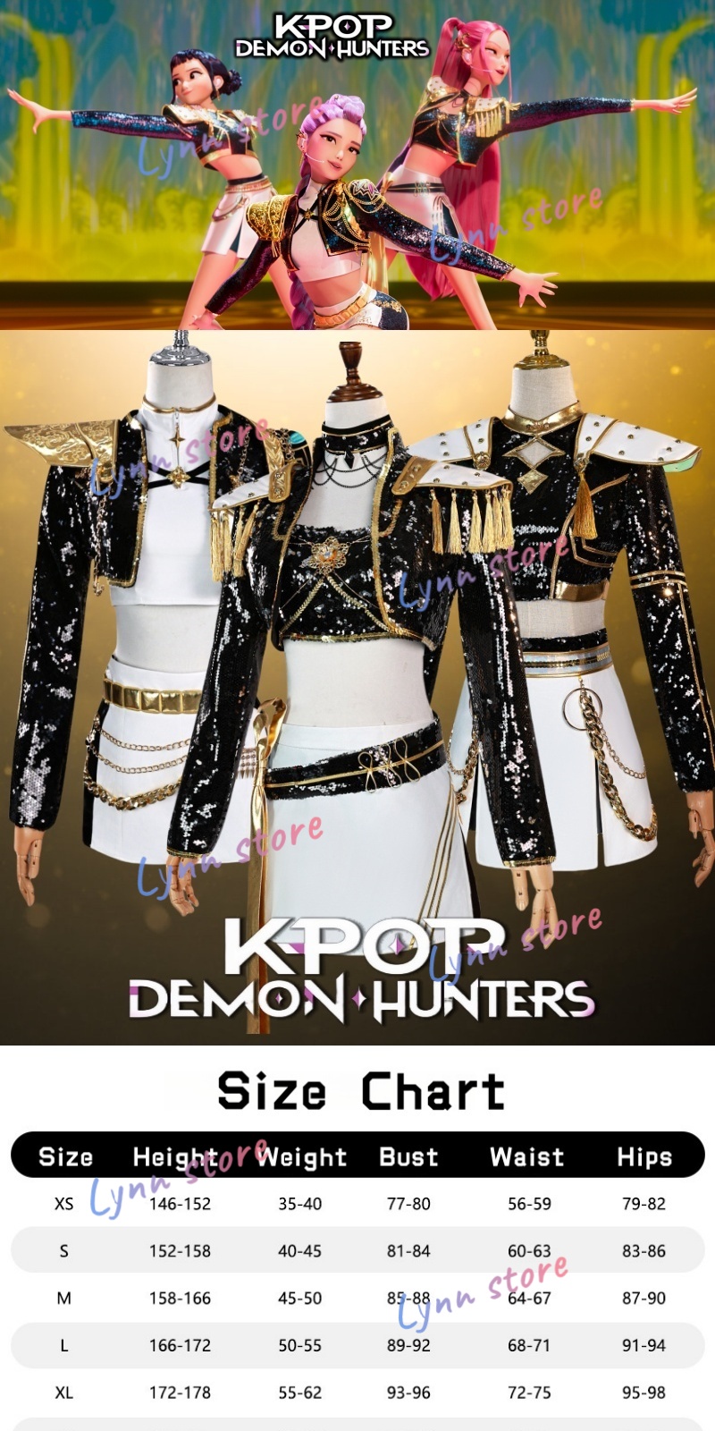 RUMI ZOEY MIRA Cosplay Costume&Wig Animated KPOP DEMON HUNTERS Cosplay ...